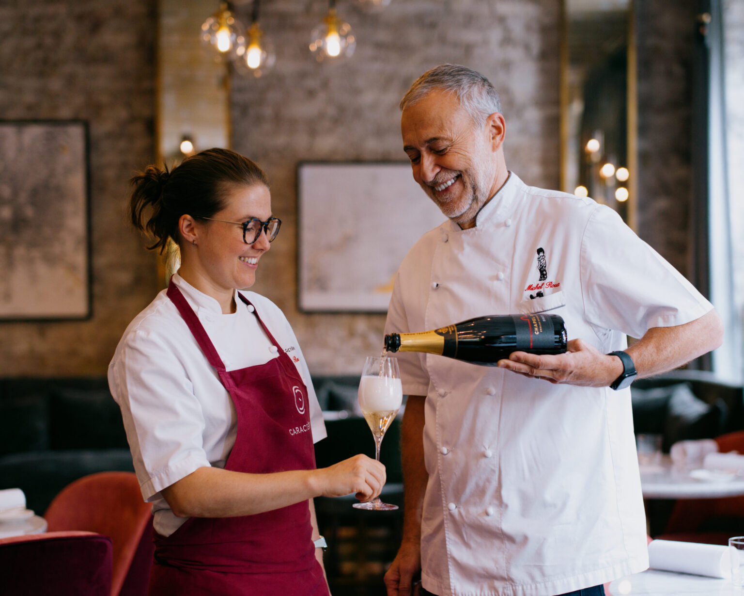 What a Roux! Renowned chefs Michel and Emily Roux replace Champagne ...